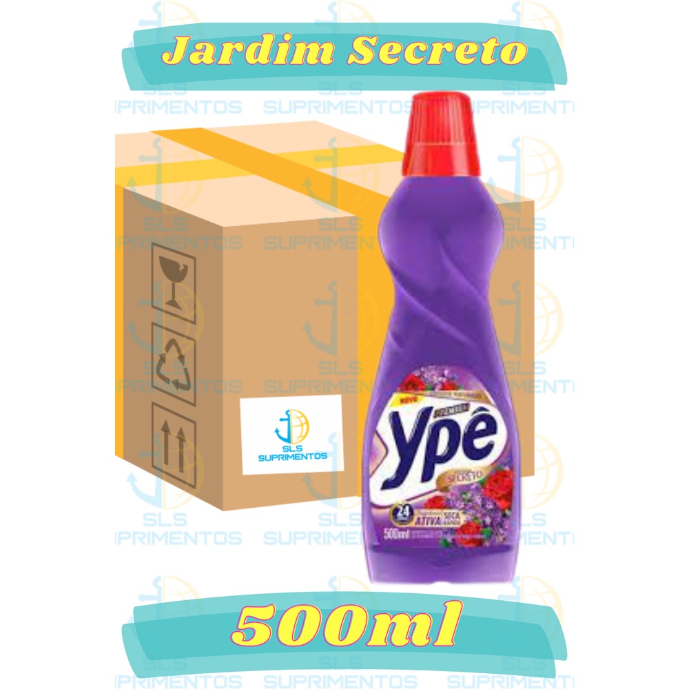 LIMPADOR PERFUMADO PREMIUM YPE 500ML JARDIM SECRETO 24 HORAS DE ...