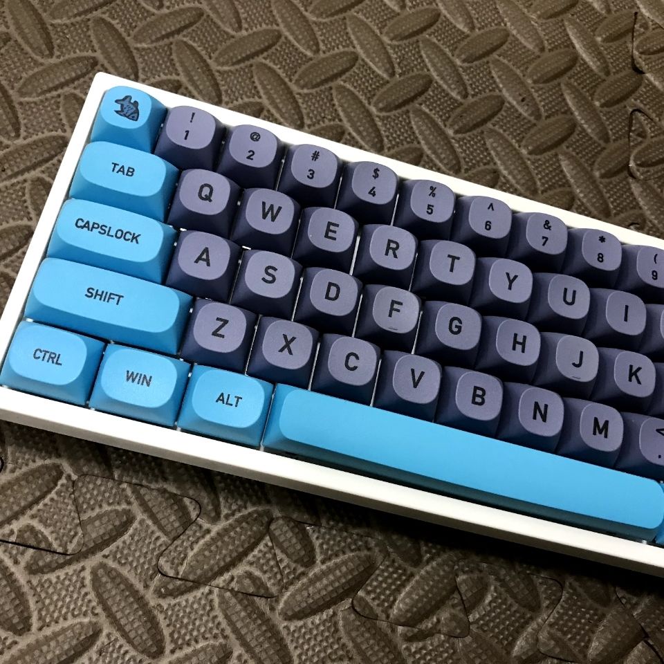 Alta Qualidade Azul Gato pbt Dye Sublimação 125keys 61/64/68/71/84/87 ...