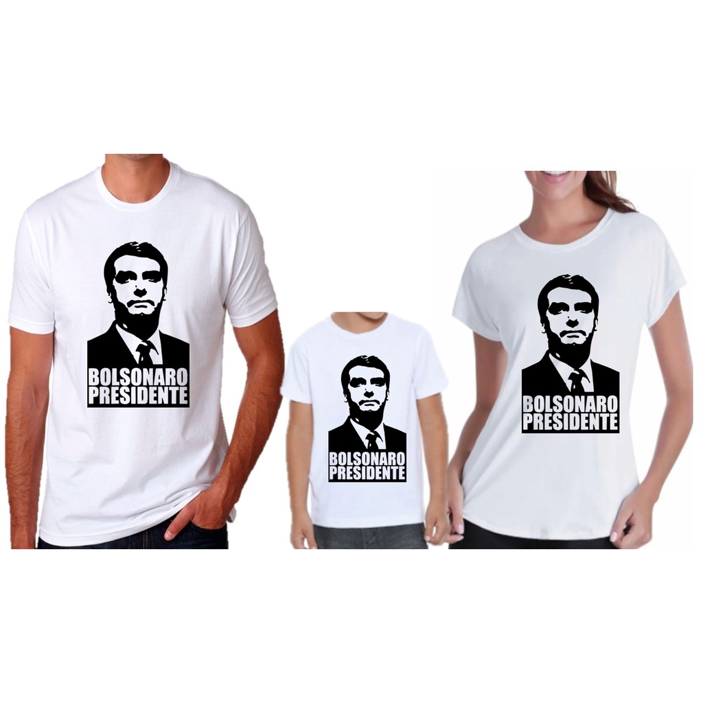kit 2 camiseta bolsonaro presidente 2022 brasil | Shopee Brasil