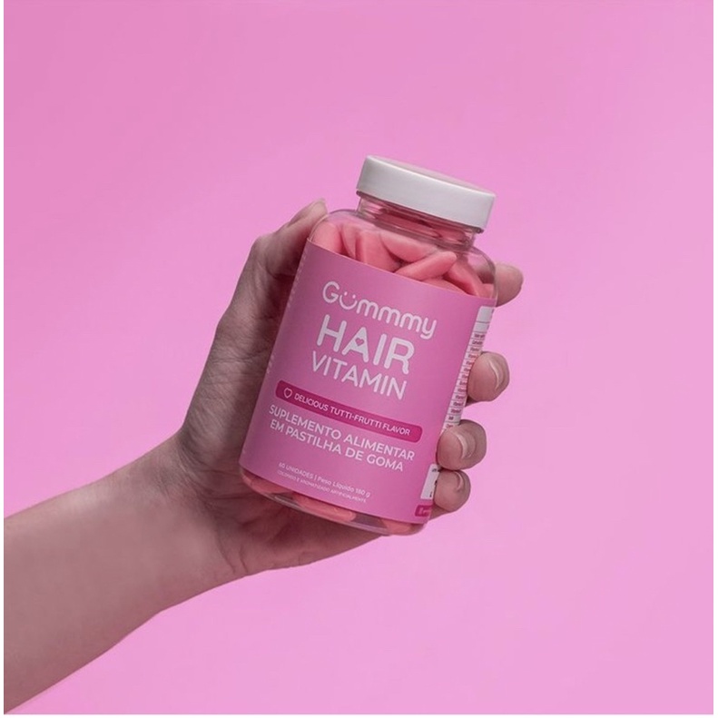Gummy Hair Sabor Tuttifrutti | Shopee Brasil