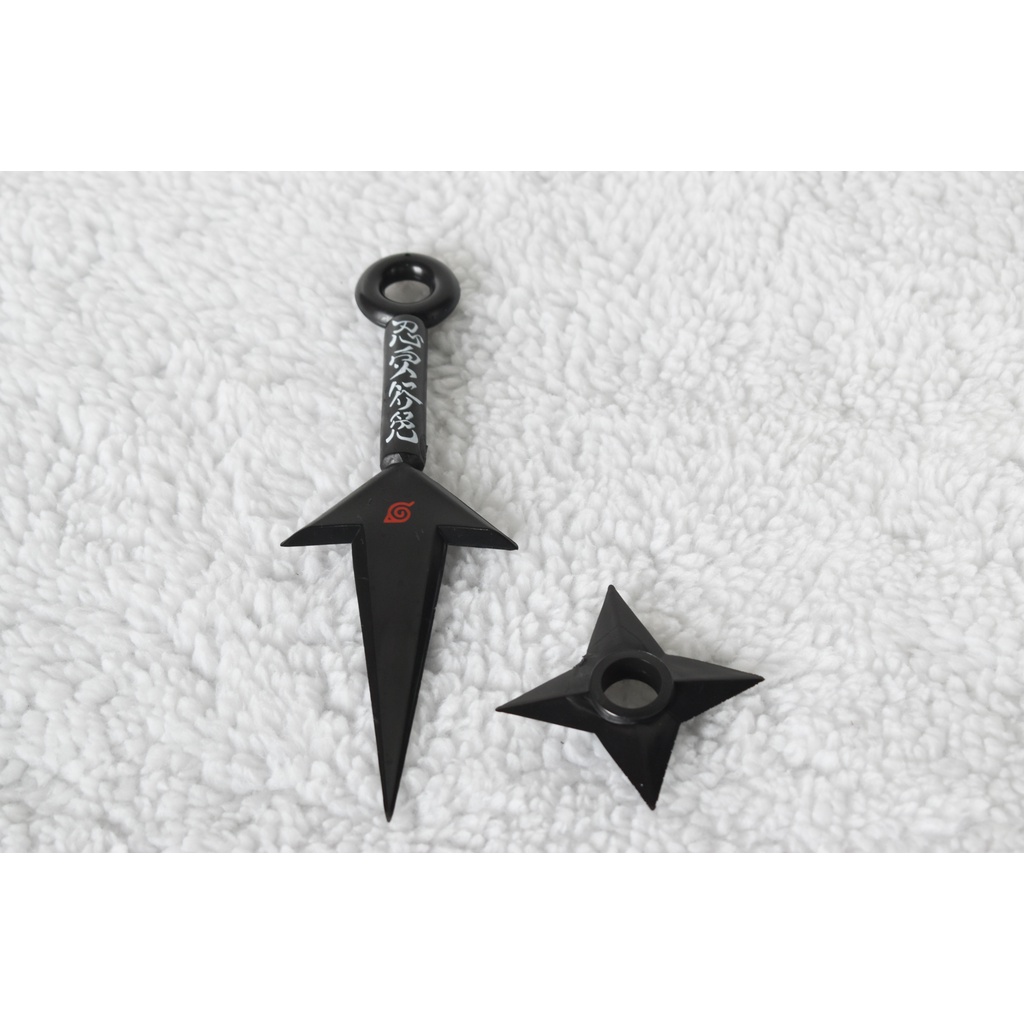 Naruto Shippuden Kit Kunai + Shuriken Naruto | Shopee Brasil