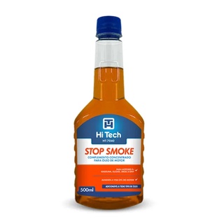 KIT 3 ADITIVO PARA MOTOR STOP SMOKE HI TECH 500ML | Shopee Brasil