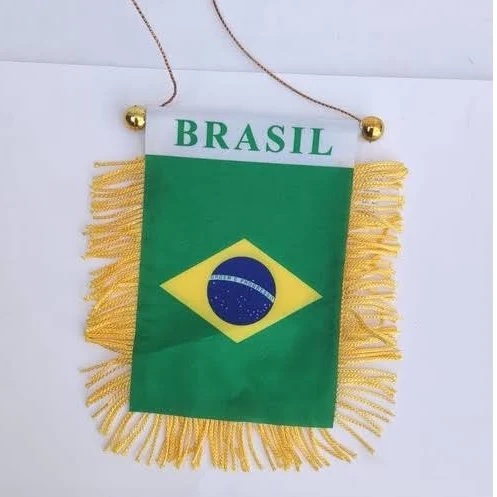 Mini Banner Brasil Copa Do Mundo | Shopee Brasil