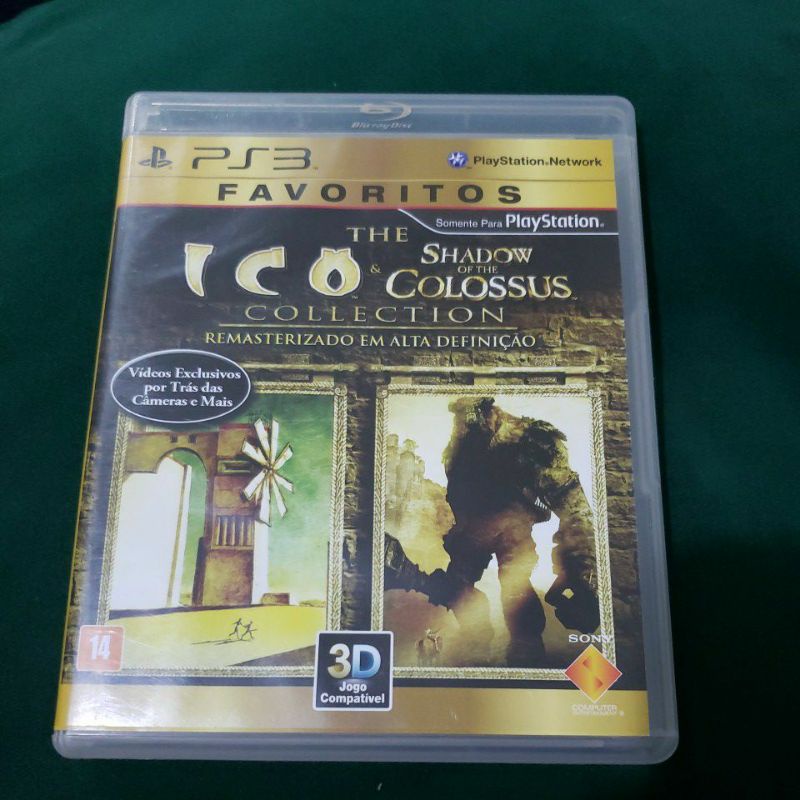 The ico & shadow of the colossus ps3 seminovo - Escorrega o Preço