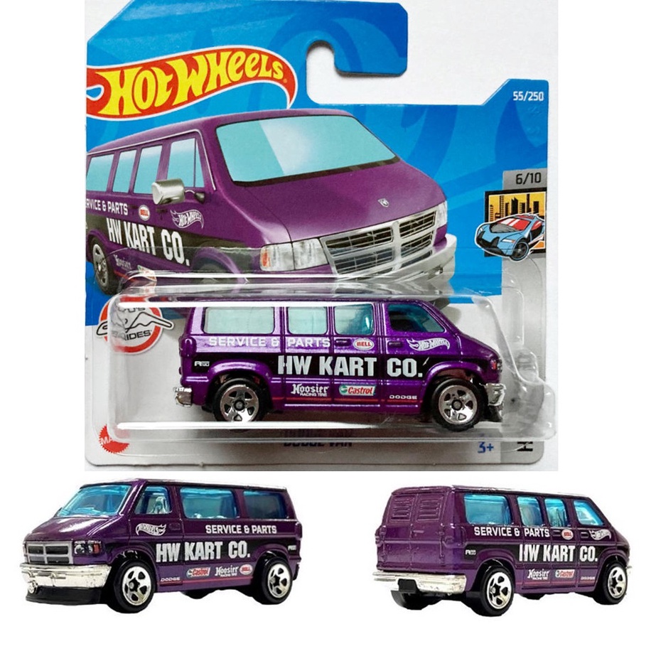Dodge Van - HW Metro - Hot Wheels 1:64 Miniatura HW kart CO. Ryus Rides ...