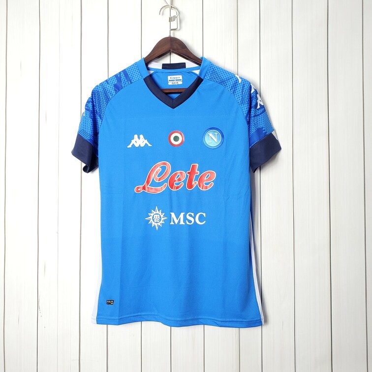 Camisa Oficial da Napoli Kappa 2020 - 20\21 - Fotos Reais | Shopee Brasil