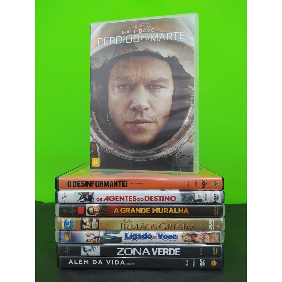 Filmes com ator Matt Damon (DVD's avulsos) | Shopee Brasil