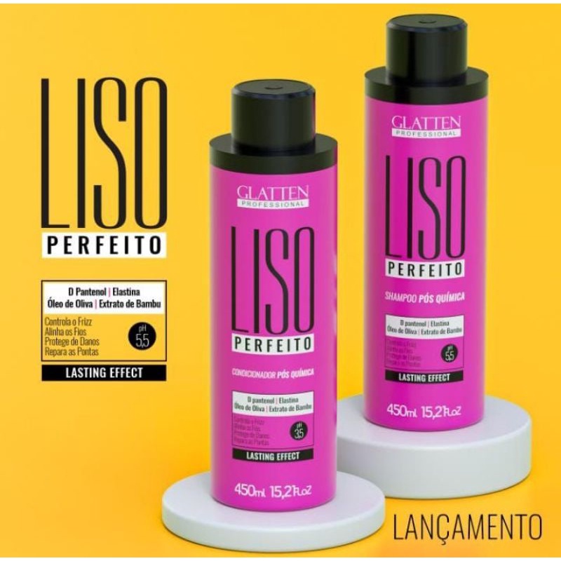 Liso Perfeito - GLATTEN (Passo 1 e 2) | Shopee Brasil