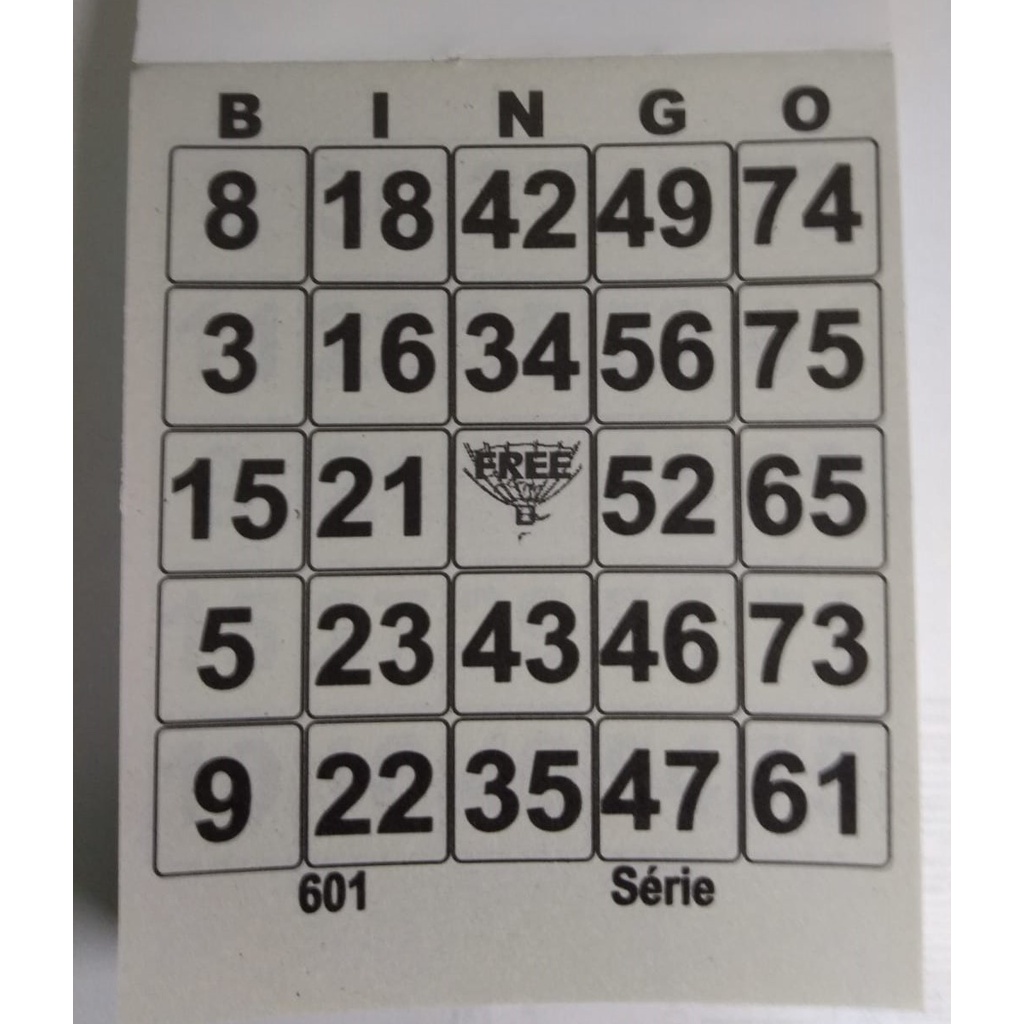 Em Um Jogo De Bingo As Cartelas Contêm Segredos - Som