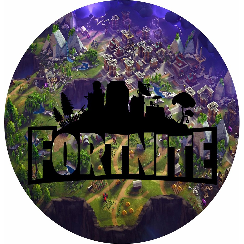 Painel Redondo em lona fosca Fortnite - ref 01 | Shopee Brasil