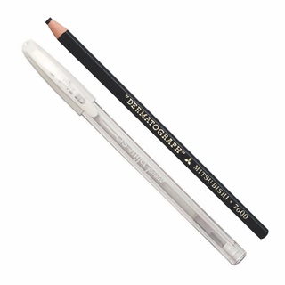 Lapis Dermatografico Mitsubishi Preto E Caneta Para Designer De