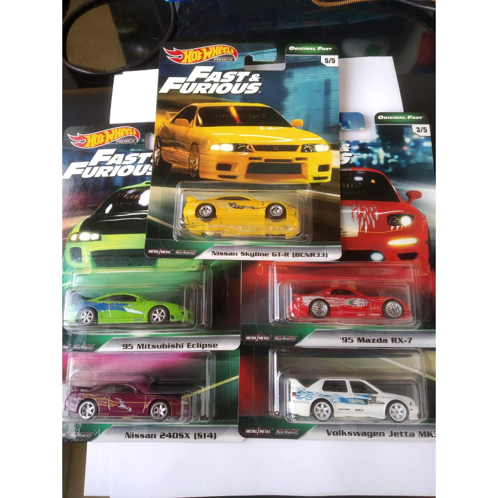 Hot Wheels Pack Conjunto Fast And Furious Velozes E Furiosos Original