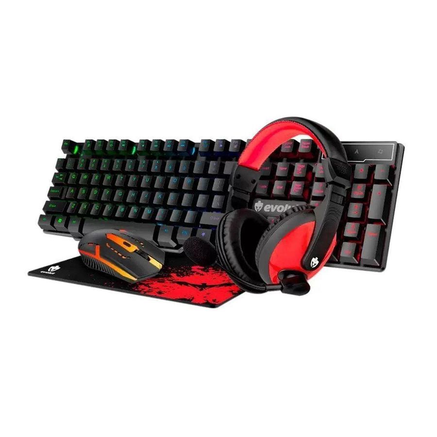 Kit Gamer Teclado Fone e Mouse USB 2.0 PC Computador EG-51 | Shopee Brasil
