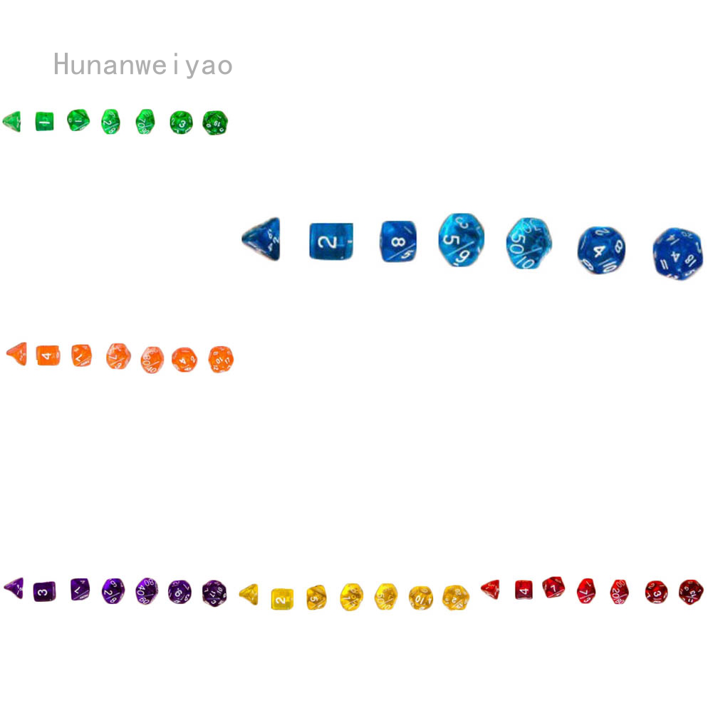 Hunanweiyao DND dice Jogo Corrida Grupo Dados | Shopee Brasil