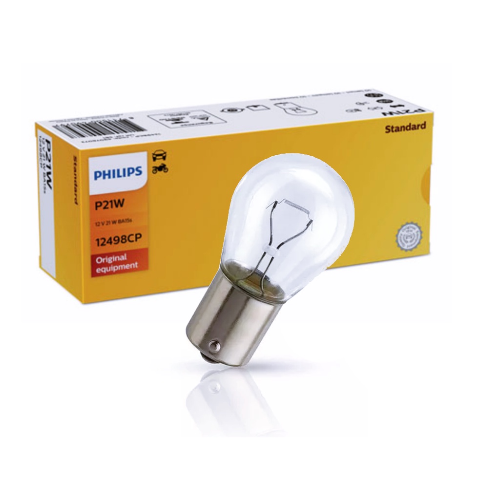 Lampada 1 Polo Philips 12v/21w Original - Unidade 12498 | Shopee Brasil