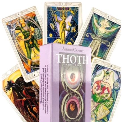 Thoth Tarot Deck Tarô De Thoth De Aleister Crowley Baralho de Cartas de ...