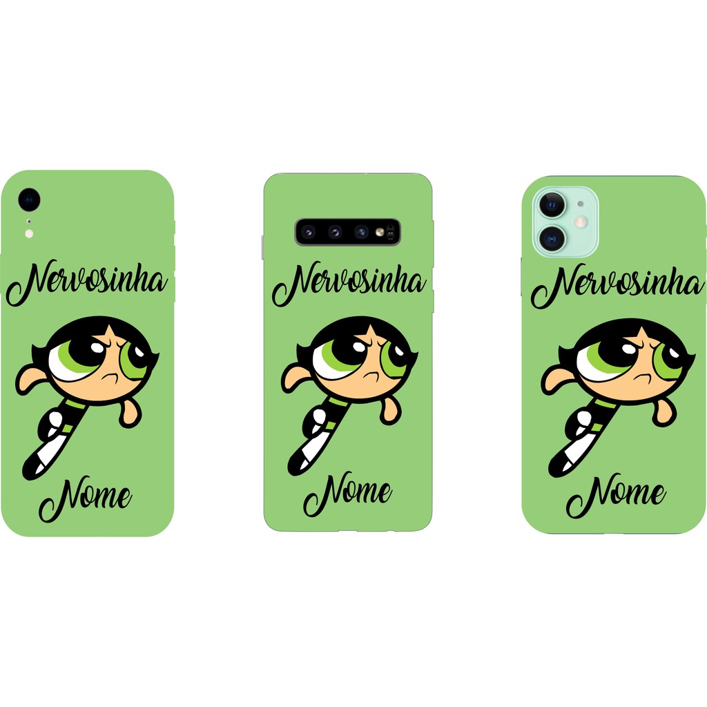 Capa Capinha Case Samsung Docinho Nervosinha C/ Nome Gravado | Shopee ...