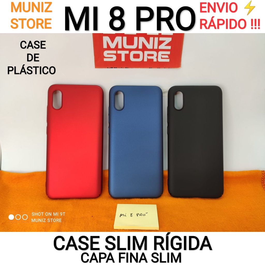 Capa Capinha Case Mi 8 Pro Xiaomi Slim Rígida - Capa Fina - Case Xiaomi ...