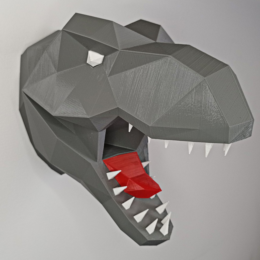 Cabeça De T-rex Para Parede 22cm | Shopee Brasil