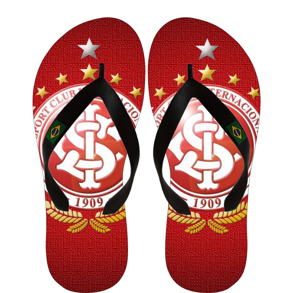 Chinelo Do Internacional Personalizado exclusivo | Shopee Brasil