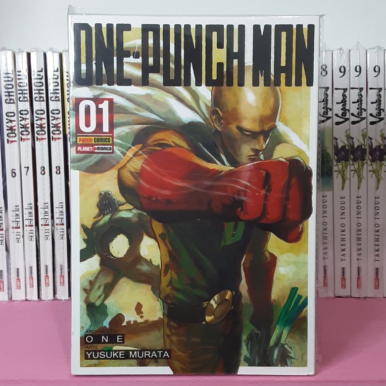 Mangá One Punch Man Vol. 1, 2, 3, 4, 5, 6, 7, 8, 9, 10, 11, 12, 13, 14 ...