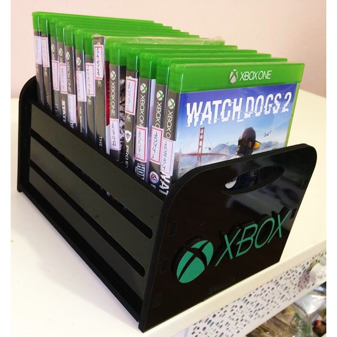 Porta Jogos, Case p/ Games em MDF - Personalizado - XBOX | Shopee Brasil