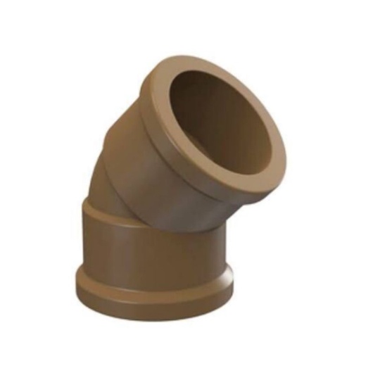 COTOVELO JOELHO 25 mm (3/4) 45º SOLDÁVEL PVC | Shopee Brasil