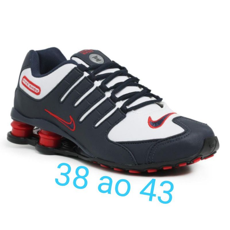 tenis da NIKE azul c branco NZ masculino 4 molas entrega rápida ...