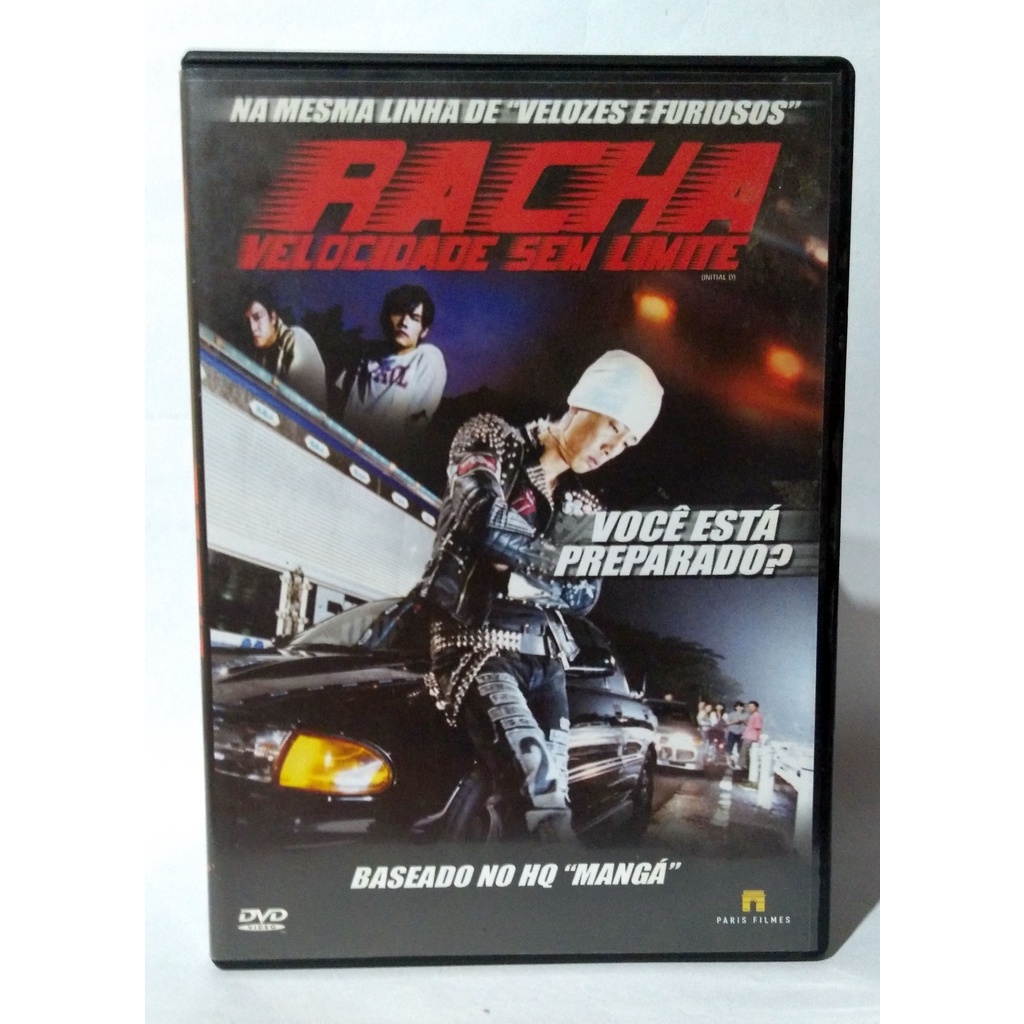 Racha - Velocidade Sem Limites (initial D) Dvd Original | Shopee Brasil