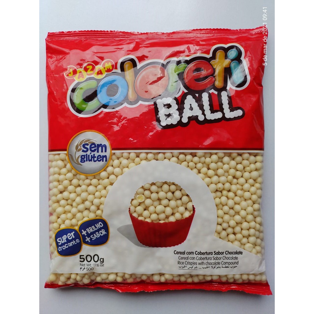Cereal Com Cobertura Sabor Chocolate Crocante 500g - Jazam Coloreti ...
