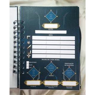 Planner anual League Of Legends LOL agenda | Shopee Brasil