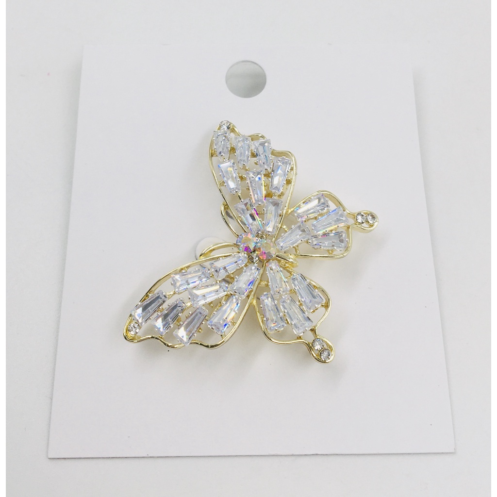 Broche Mulheres Meninas Moda Elegante Cristal Strass Broche Strass ...