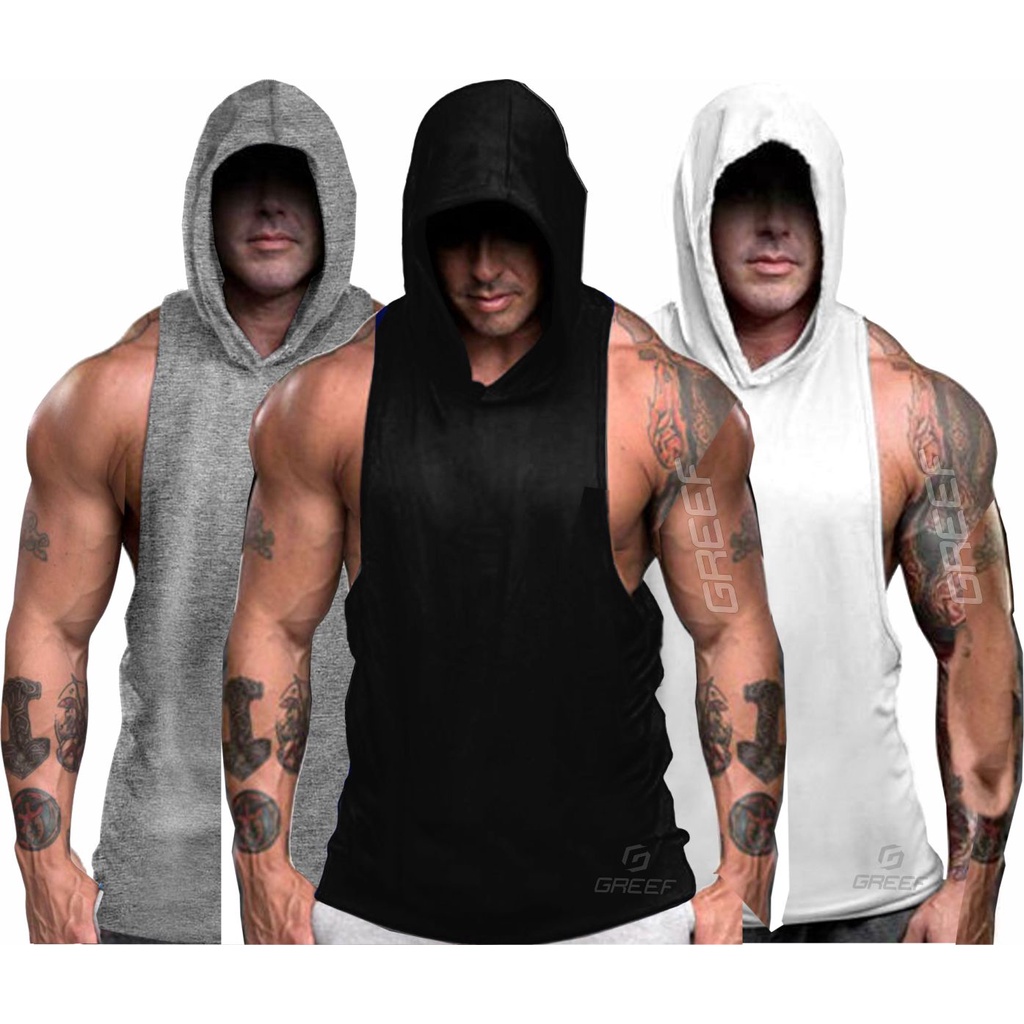 Kit 3 Regata Capuz Cavada LongLine Oversized Greef | Shopee Brasil