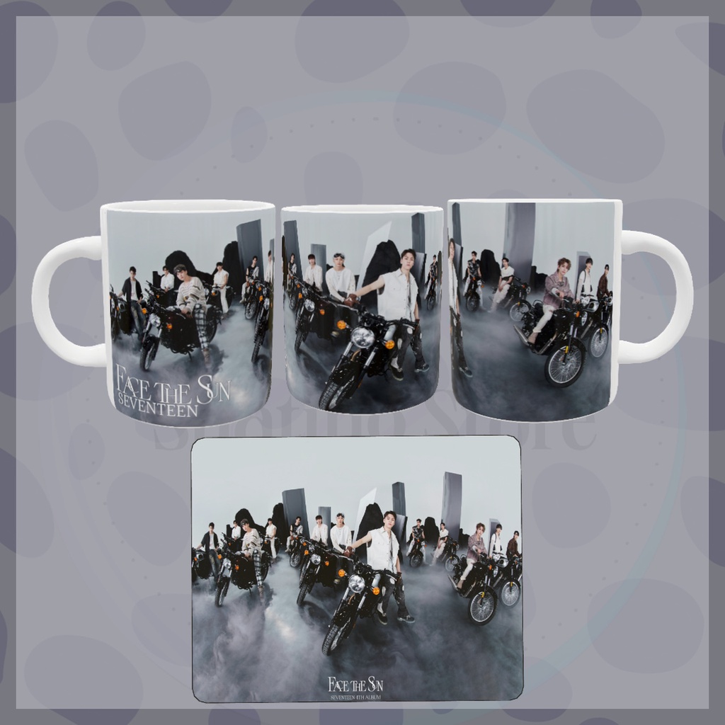 Kit Caneca e Mouse Pad - Seventeen- Kpop | Shopee Brasil