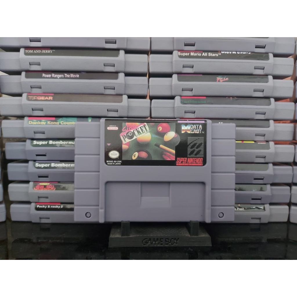 Jogo Super Nintendo Side Pocket Reprogramada | Shopee Brasil
