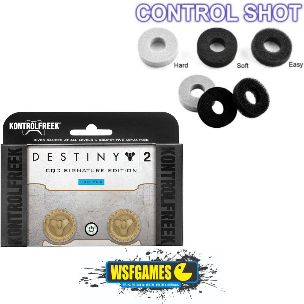 Kontrol Freek Destiny 2 CQC Signature Edition Dourado Gold + 06 Control ...