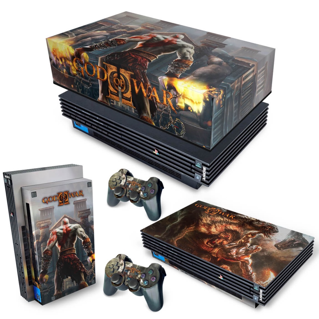 Capa Anti Poeira e Skin PS2 Fat - God Of War 2 II | Shopee Brasil