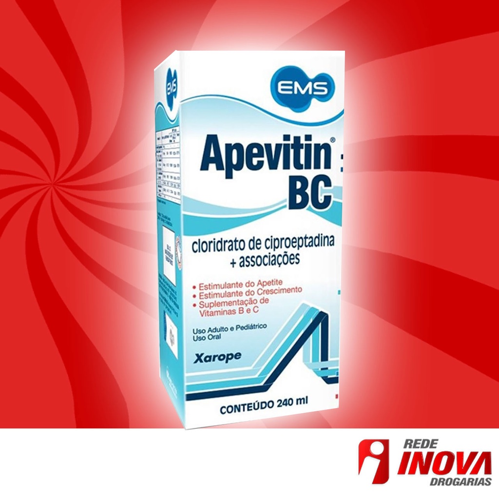 APEVITIN BC - 240 ml - ESTIMULANTE DO APETITE | Shopee Brasil