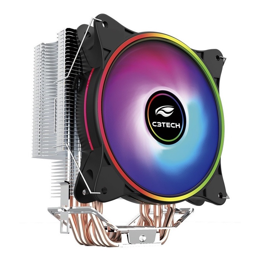 Cooler Cpu Led Ryzen Intel 775 1150 1151 1155 Am3+ Am4 T20 - Escorrega ...