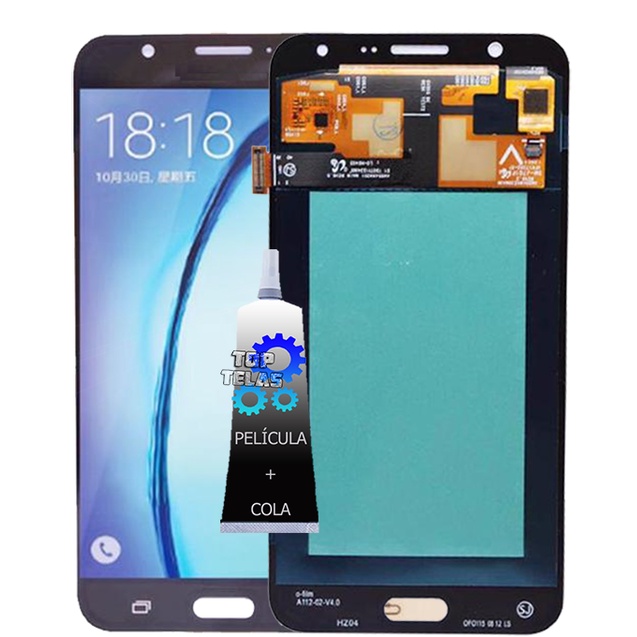 Tela Frontal Touch Display para galaxy J7 J700m/Ds Qualidade | Shopee ...