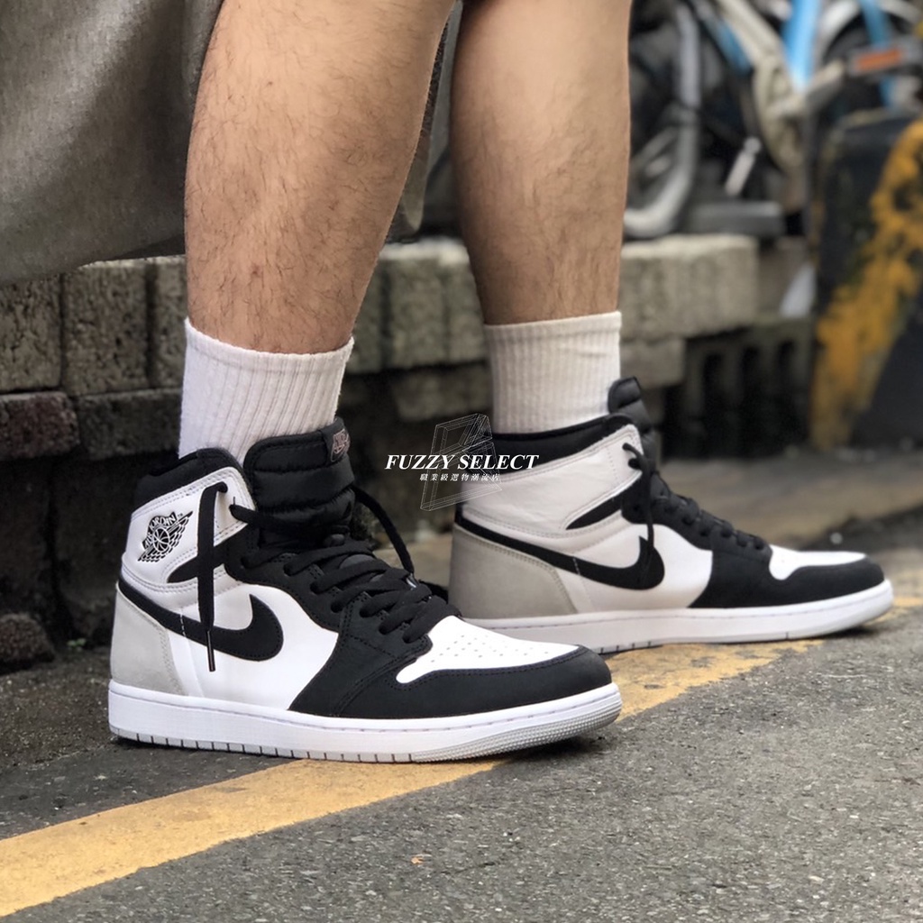 Nike Air Jordan 1 High Stage Haze Tênis De Basquete Preto Branco E ...