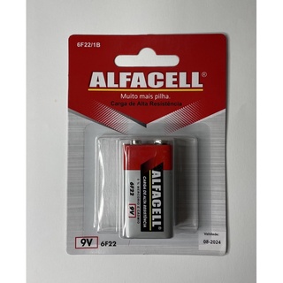 Pilha Bateria Alfacell 9v | Shopee Brasil