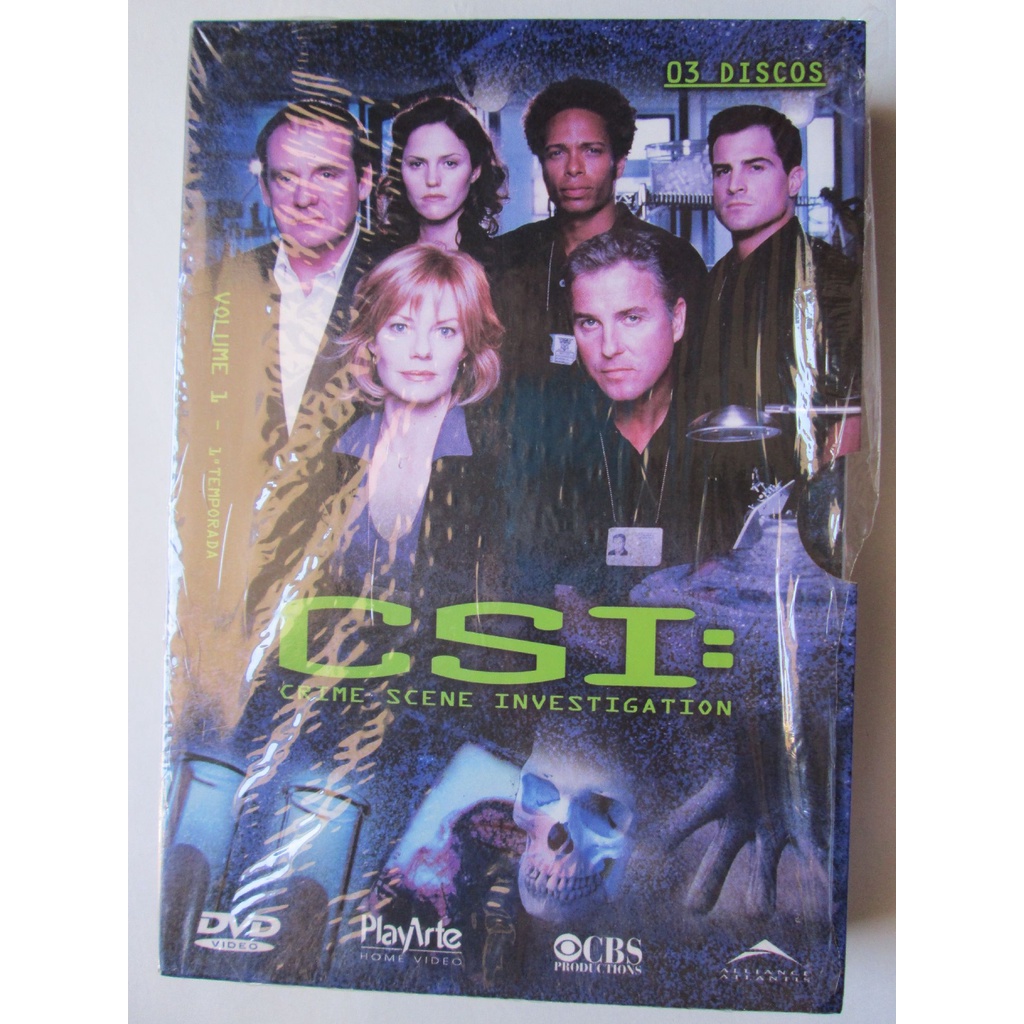 dvd csi crime scene investigation 1a temporada vol 1 (3 dvds) | Shopee ...