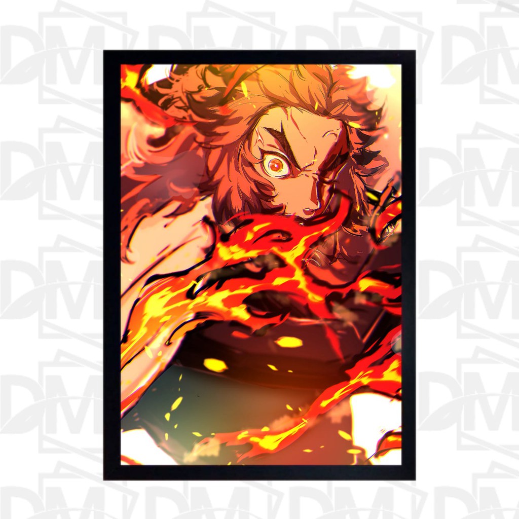 Placa Decorativa Rengoku Anime Demon Slayer 20x30cm | Shopee Brasil