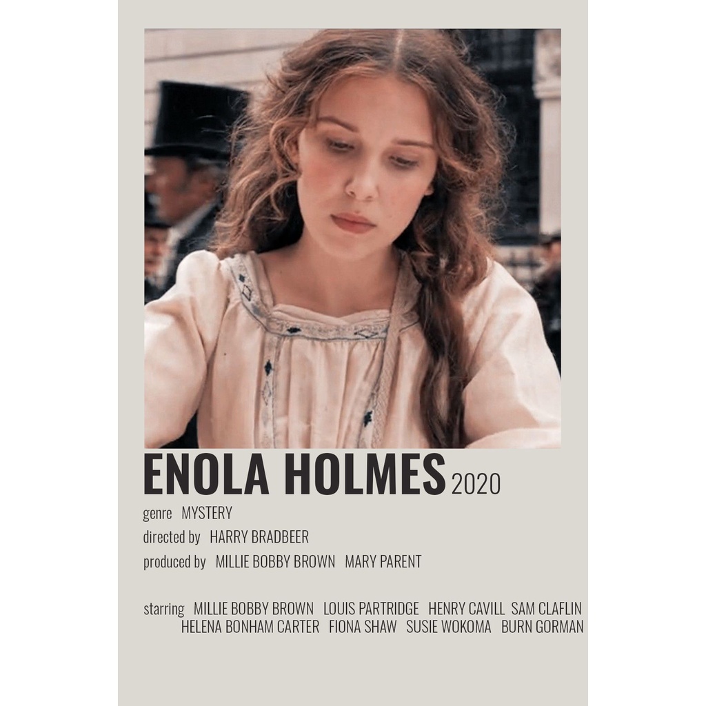 Poster Enola Holmes Personagem - Enola Holmes - Poster | Shopee Brasil