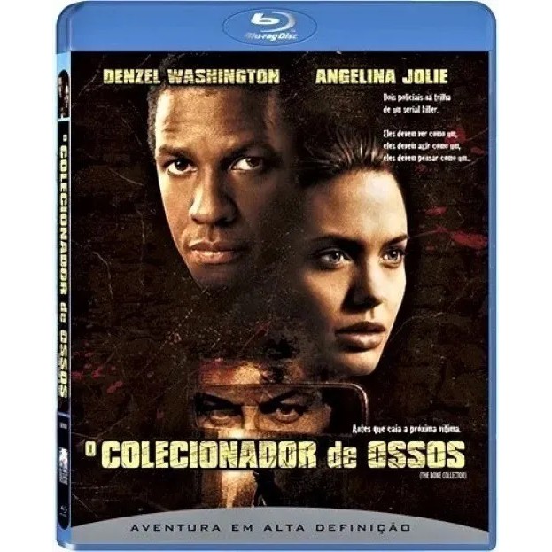 Blu-ray O Colecionador De Ossos - Denzel Washington / Angelina Jolie - Dublado e Legendado ...