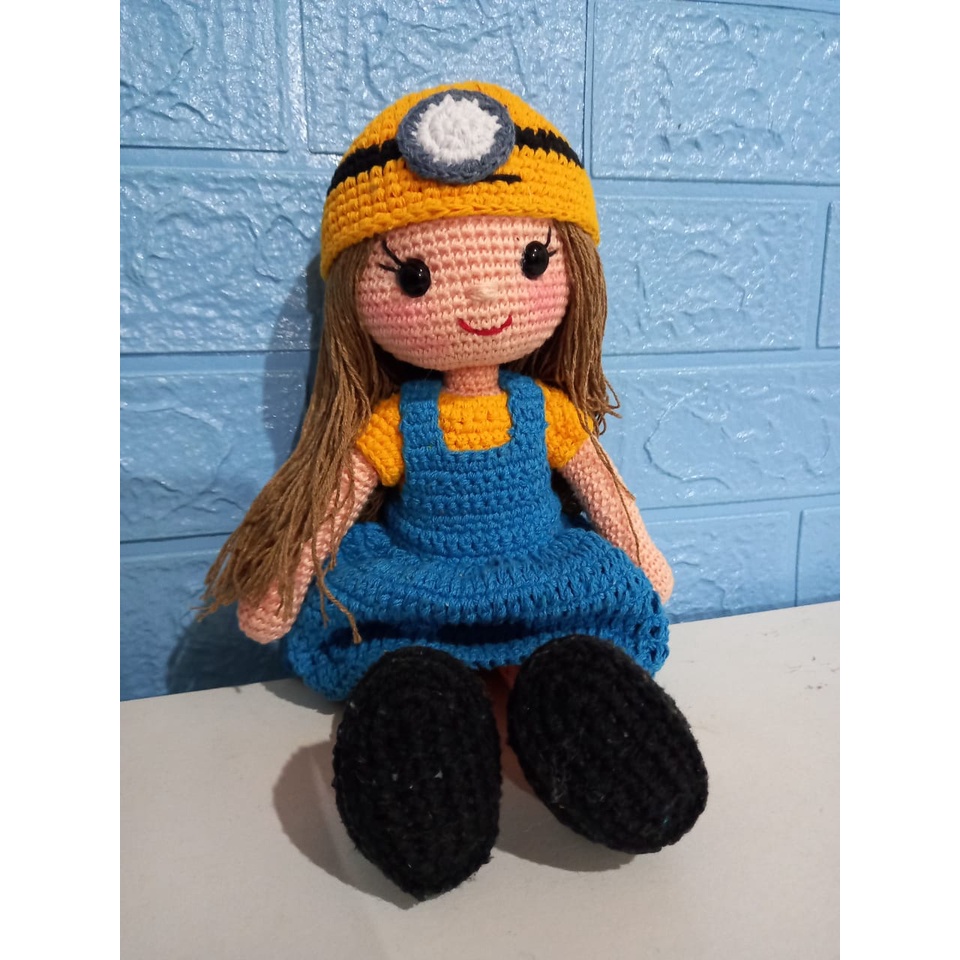 Boneca Minions Amigurumi | Shopee Brasil