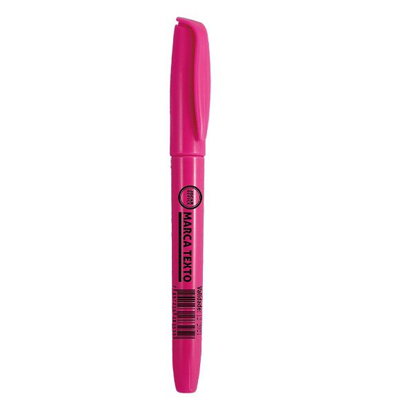 Pincel Marca Texto Rosa Slim Jocar Office | Shopee Brasil