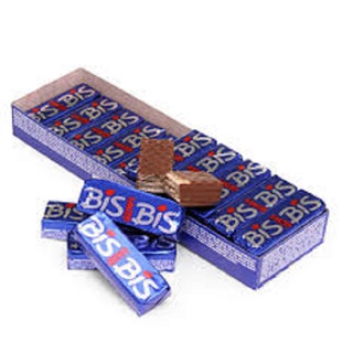 Caixa de Chocolate Preto Bis Lacta Wafer Recheado 126g | Shopee Brasil