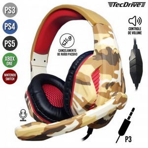 Headset Gamer Tecdrive Recruta Px1 | Shopee Brasil
